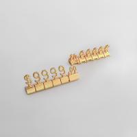China 3D Metal 8 mm Luxury Jewellery Price Cubes Retail Price Display Tags for sale