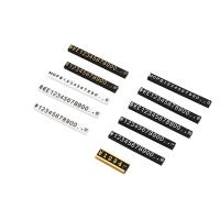 China AP1-5-3 5*3mm 170pcs per pack Plastics Flat Relief Digital Price Tag for supermarkets bakeries for sale