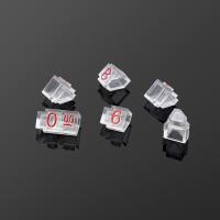 China Jewelry Watch Ring Acrylic Price Tag Cube Adjustable Sale Blocks Tags Display Cubes for sale