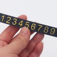 China Symbol Black Numerals Price Tag Cube Custom For Retail Shop Sale Display for sale