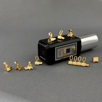 China 3D Metal Gold Luxury Jewellery Price Cubes Retail Price Display Tags for sale