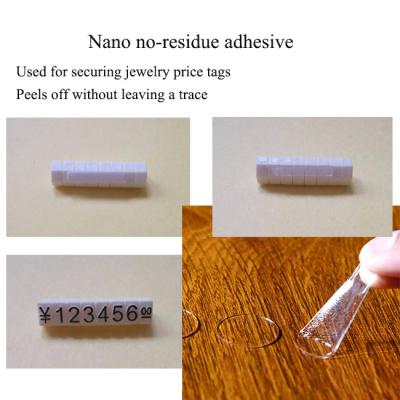 China 15*2mm per 20 pieces per sheet Acrylic double-sided tape for jewellery cubes for sale