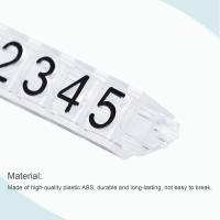 China Spot Strip Digital Jewelry Tags Display Number For White Dollar Euro Transparent Black for sale