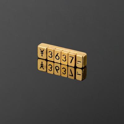 China Metal Pricing Cube for  wine tea supermarkets bakeries and other price displays for sale