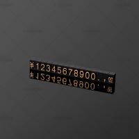 China AP1-5-3 ABS Plastic Assembly Mall Price Signs Price Display For Jewellery for sale