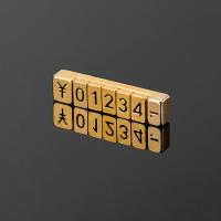 China Zinc Alloy Base Magnetic attraction Fixed Length jewellery price cubes for sale