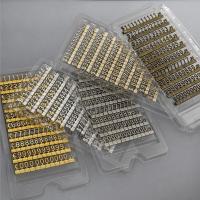 China 3D Metal Antique brass 8 mm Luxury Jewellery Price Cubes Retail Price Display Tags for sale