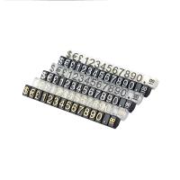 China End Convex Digital Metal Jewelry Tags Display for Luxury Coppery Gold Silver Pricing Cubes for sale