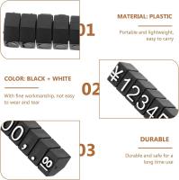China End Convex Digital Metal Jewelry Tags Display for Luxury Coppery Gold Silver Pricing Cubes for sale