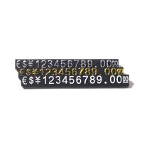 China Adjustable Dollar Pricing Label Block Kit for Retail Shop Jewelry Supermarket Shelves for sale