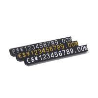 China Adjustable Dollar Pricing Label Block Kit for Retail Shop Jewelry Supermarket Shelves for sale