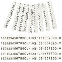 China Black Jewellery Price Cubes Display With 3D Digital Watch And Cubic Tag Nail Sticker for sale