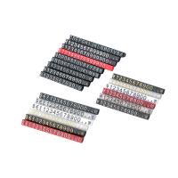 China Price Tag Display For Jewelry Retail Adjustable Plastic Combined Number Letter for sale