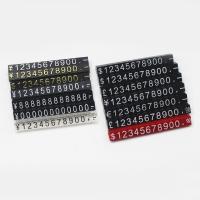 China ABS Plastic Advertising Retail Price Display Tags 6X4mm for sale