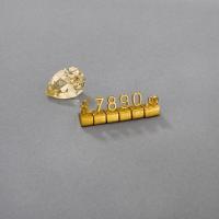 China 3D Metal GBP price tags for jewellery watch Retail Price Display Tags for sale