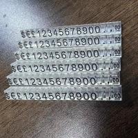 China Jewelry Pentagonal Acrylic Price Tag Customized Transparent for sale
