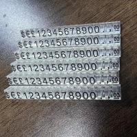 China Retail Shops Acrylic Sign Holder Acrylic Transparent Price Cube Tag for sale