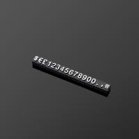 China AP1-5-3 Flat Relief Digital Price Tag 5*3mm 170 pcs per pack for sale