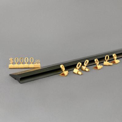 China 3D Metal Price cubes For Jewelry Perfume Bags Watches Retail Price Display Tags for sale