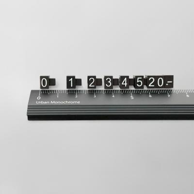 China Black EASY 7x5mm Jewelry Price Cube for Elegant Displays and Storage Solutions for sale