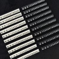 China Jewellery Display Black White Mini Price Tag Cube 5 X 3 Mm with Currency Symbol for sale