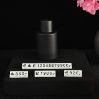 China High Contrast Mini Price Tag Cubes Triangular 5x3mm for Jewellery Display for sale