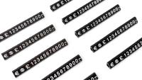 China Jewelry Display Mini Price Tag Cubes 5x3mm With Flexible Price Combinations for sale