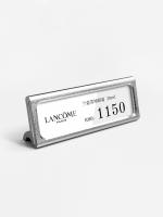 China Aluminum Alloy Small Retail Price Display Tags For Red Wine Jewelry Tea Labels for sale