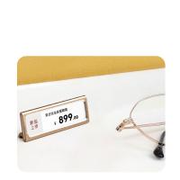 China Metallic Advertising Sign Holder Display Stand For Supermarket Shelves Bread Store for sale