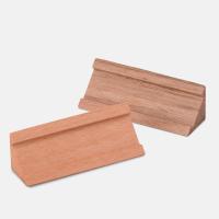 China Wooden Base Retail Price Display Tags Label Adjustable For Jewelry Wine for sale