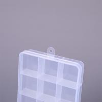 China Pink Plastic Jewelry Organizer Box with 15 Grid Removable Dividers for sale