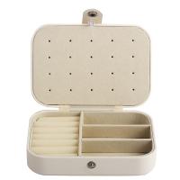 China Large Capacity Jewelry Organizer Box Scratch Free White For Rings Necklaces Earrings for sale