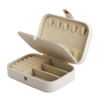 China Large Capacity Jewelry Organizer Box Scratch Free White For Rings Necklaces Earrings for sale