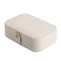 China Large Capacity Jewelry Organizer Box Scratch Free White For Rings Necklaces Earrings for sale