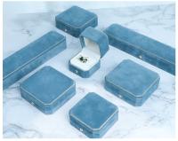 China Custom Leather Jewelry Packaging Box For Necklace Earrings Rings Bracelets for sale