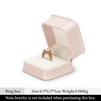 China BPU03 PU Leather Square Luxury Gift Box Set For Jewelry Display And Packaging for sale