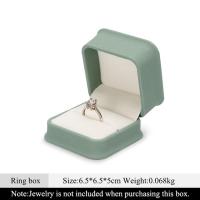 China BPU03 PU Leather Square Luxury Gift Box Set For Jewelry Display And Packaging for sale
