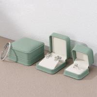 China BPU03 PU Leather Square Luxury Gift Box Set For Jewelry Display And Packaging for sale