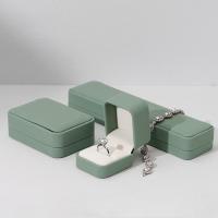 China BPU03 PU Leather Square Luxury Gift Box Set For Jewelry Display And Packaging for sale