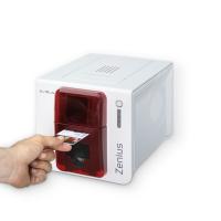 China Single Sided Card Printer Compact Monochrome Thermal Transfer For Plastic Cards for sale