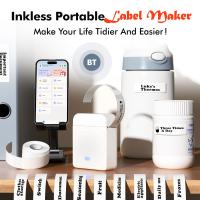 China Luck Jingle Pocket Mini Sticker Label Printer Wireless for Date Food Cable and Store for sale