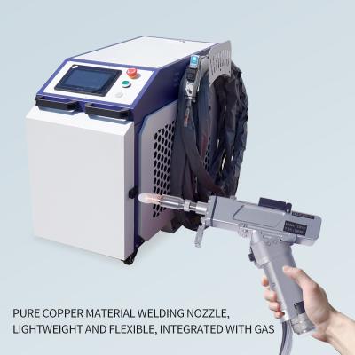 China Hand Held Portable Laser Welding Machine 1500W Fiber Laser Source for sale