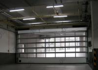 China OEM Fully Transparent Industrial Sectional Door Auto PC Windows Aluminum Sectional Door for sale