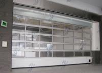 China OEM Fully Transparent Industrial Sectional Door Auto PC Windows Aluminum Sectional Door for sale