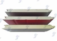 China Alu / Steel Pu Foam Sandwich Panel Finger Proof 0.326mm 0.6mm Thickness for sale