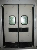 China ABS / Stainless Impact Traffic Door Passage Antiknock Crash Impact Resistant Garage Door for sale