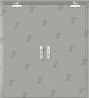 China Finished Surface Industrial Steel Door Metal Swing Door For Stairwell OEM ODM for sale