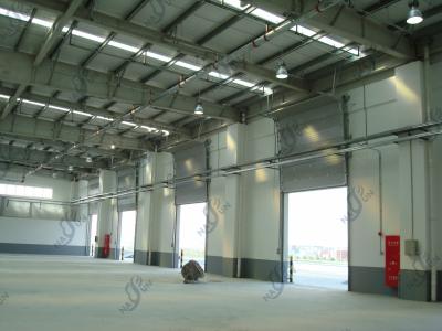 China High Lift Industrial Sectional Door OEM Finger Protection Automatic Insulated for sale