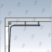 China Standard Lift Auto Industrial Sectional Door Insulated Sectional Garage Doors 40mm Thickness for sale