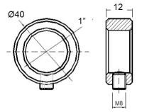 China Distance Rings 1 1/4
